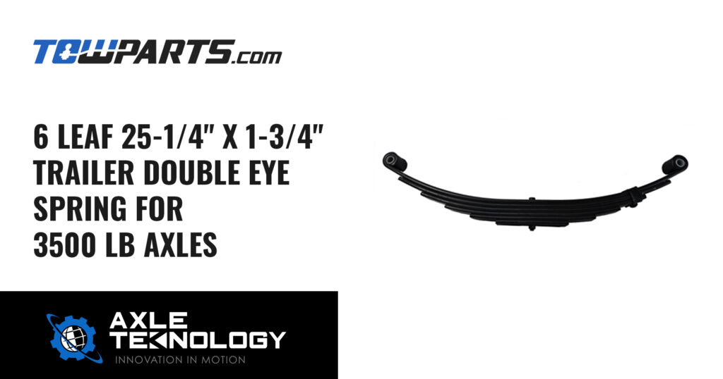 6 Leaf Double Eye Spring For 7000 Lb Axles